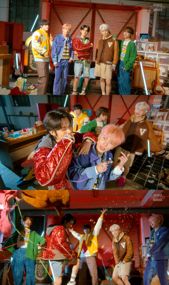 Tomorrow X Together (TXT) surprise fans with special gift celebrating ...