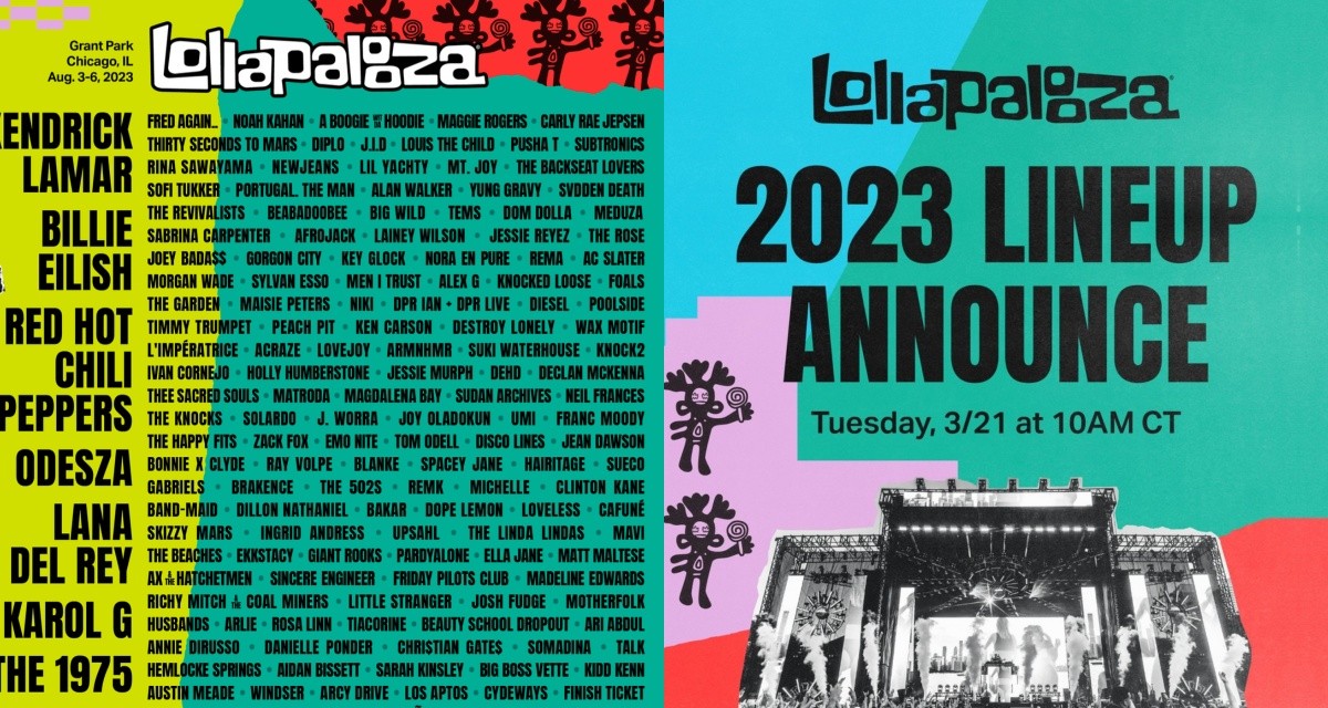 TXT, DPR Ian+DPR Live, NewJeans...2023 Lollapalooza line-up revealed ...