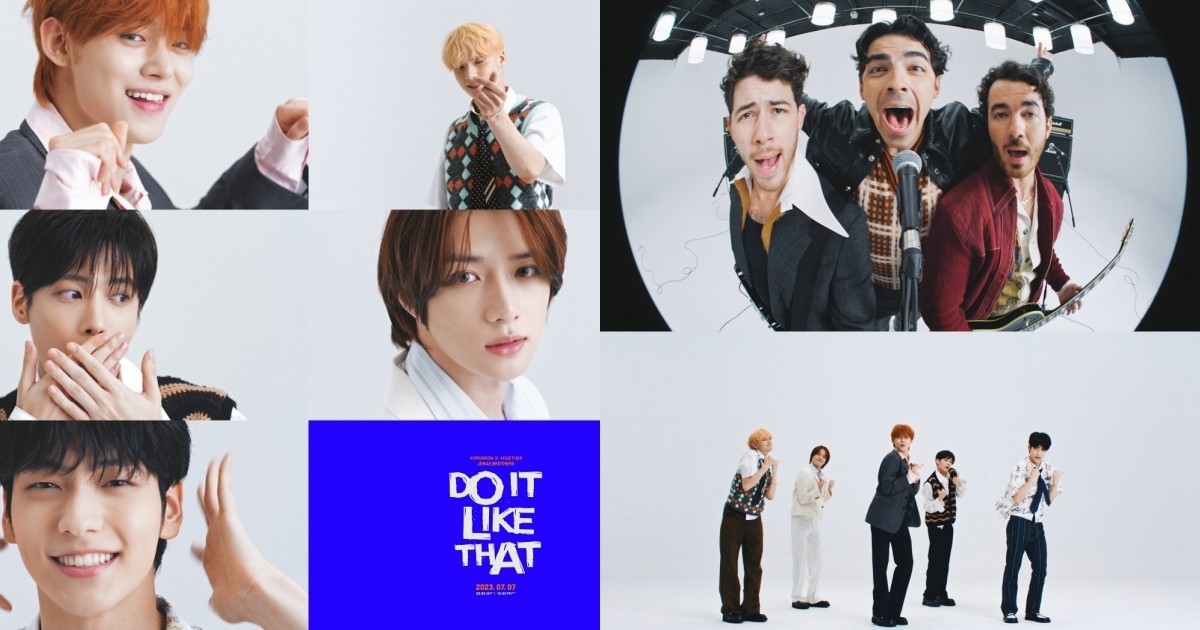 TOMORROW X TOGETHER & Jonas Brothers Release 'Do It Like That' Teaser: Watch | DIPE.CO.KR