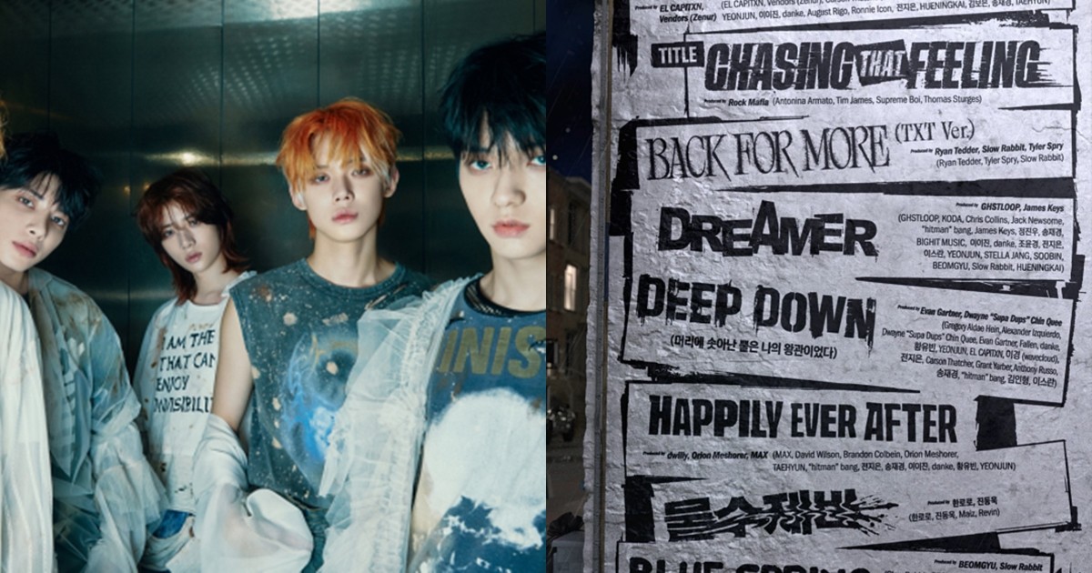 Tomorrow X Together Unveils Tracklist for the New Album 'Freefall ...