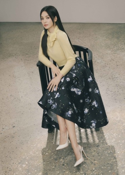 Song Hye-Kyo Stuns in MICHAA's 2023 Pre-Spring Campaign | DIPE.CO.KR