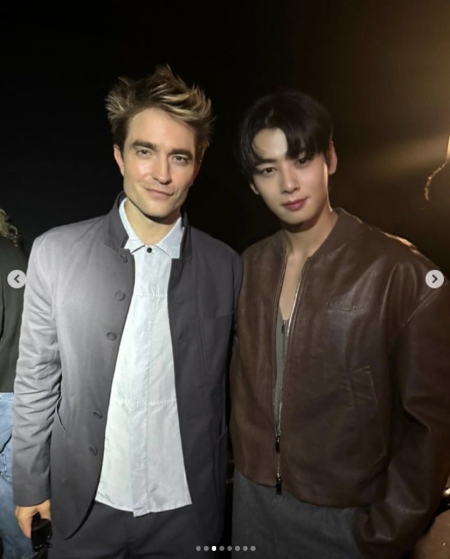 차은우 로버트 패틴슨과 인증샷…한국 Vs 영국 조각 미남 대결 Snsfeed 제휴콘텐츠 제공 실시간 핫이슈