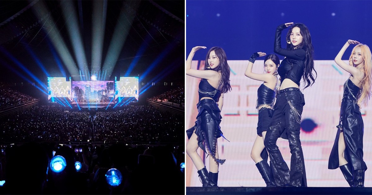 aespa successfully completed its first solo concert in Singapore | DIPE ...