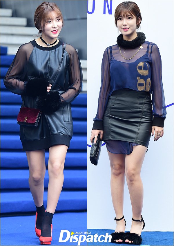 [HSFW] "시스루의 좋은 예"…소현·효성, 가을의 노출 | 디스패치 | 뉴스는 팩트다!